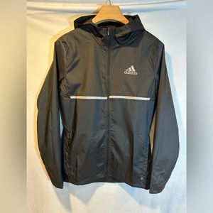adidas | Jackets & Coats | Nwt Adidas Lightweight Own The Run Black ...